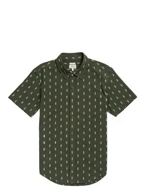 Bridge & Burn Harbor Slim Shirt - Thyme Arrows