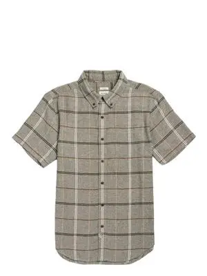 Bridge & Burn Jordan Slim Shirt - Olive Ember Grid