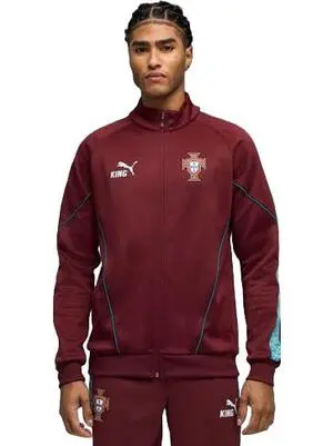 PUMA Portugal National Team King Anthem Full-zip Jacket - Maroon