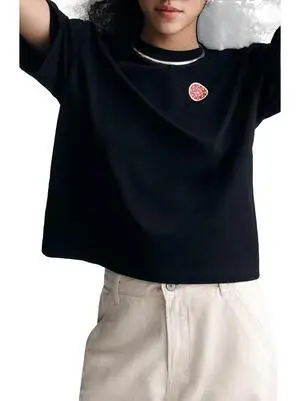 Brooklyn Industries Cotton Graphic T-shirt - Black