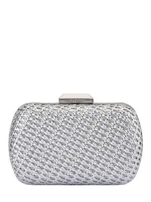 OLGA BERG Olga Berg Mali Textured Frame Clutch