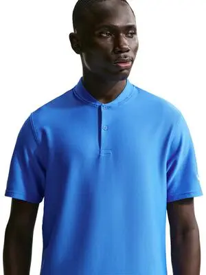 Nike Velocity Dri-fit Blade Collar Golf Polo - Blue