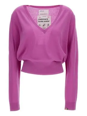 Extreme Cashmere V-neck Sweater No. 467 Collin - Rose