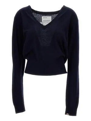 Extreme Cashmere V-neck Knit No. 467 Collin - Blue