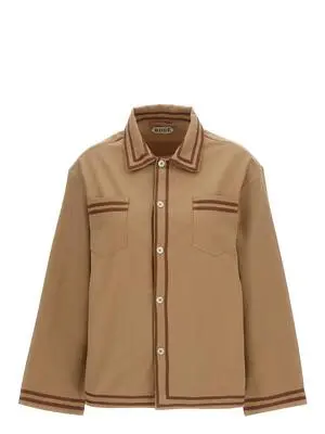 BODE NEW YORK Canteen Jacket Marrone