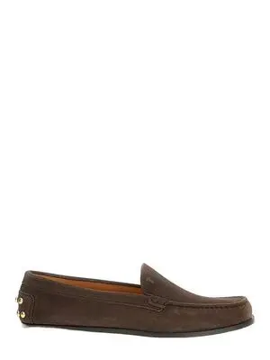 TOD'S MOCASSINO GOMMINI METALLO Marrone