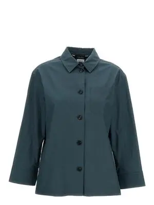 Max Mara Arianne Cotton Poplin Shirt Grey