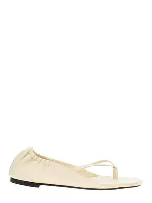 Jacquemus Nu-pieds Thong Sandals - Bianco