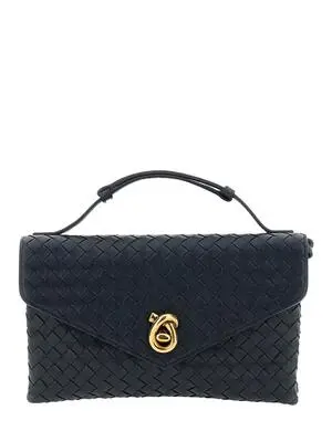 Bottega Veneta Knot Lock Bag Blue
