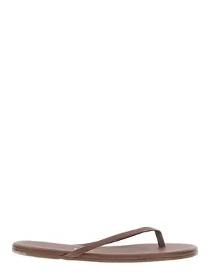 Tkees Leather Thong Sandals - Brown