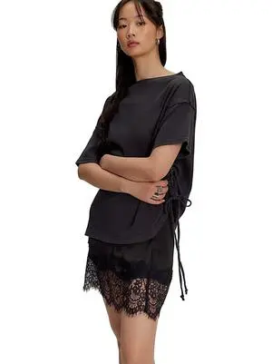 Free People We The Free Love Sick Tee Black