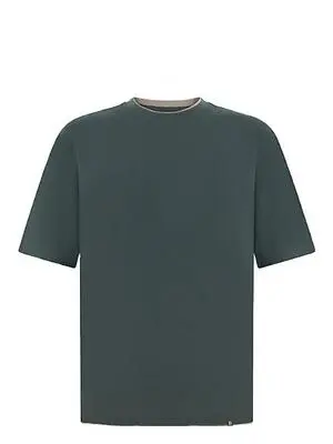 Boggi Milano Relaxed-fit Pima-cotton T-shirt 2xl Green