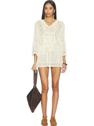 Isabel Marant Étoile Crochet Knit Dress - Ecru