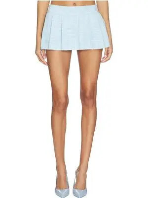 GUIZIO Floriane Mini Skirt - Baby Blue