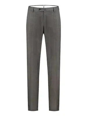 PT TORINO Check-pattern Trousers - Grey