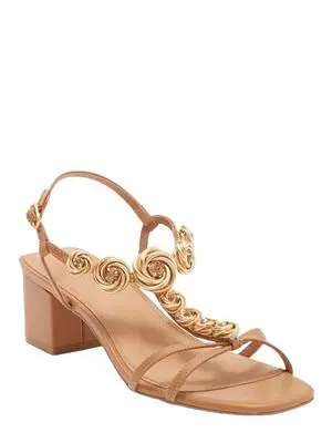 CECILIA NEW YORK Abbot T-strap Sandal - Tan