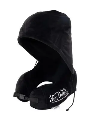 VON DUTCH Von Dutch Eyeconic Hooded Travel Neck Pillow Black