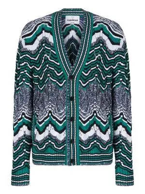 Missoni Striped Cotton-blend Cardigan - Multicoloured