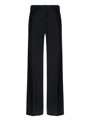 Missoni Cotton And Viscose Tone-on-tone Zigzag Trousers - Black
