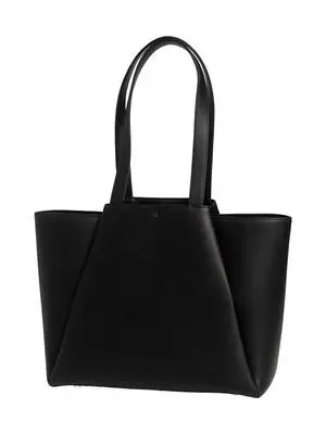 KAAI Midi Pyramid Leather Tote Black