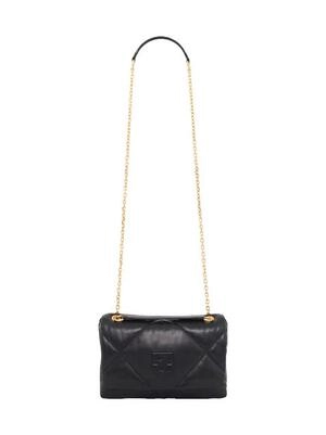 Gerard Darel Fanny Quilted Lambskin Crossbody Bag - Black