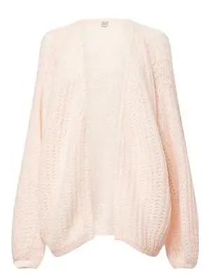 TOTEME Puffed Open-knit Cardigan - Bloom