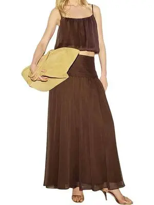 REFORMATION Astrid Two Piece Set - Walnut