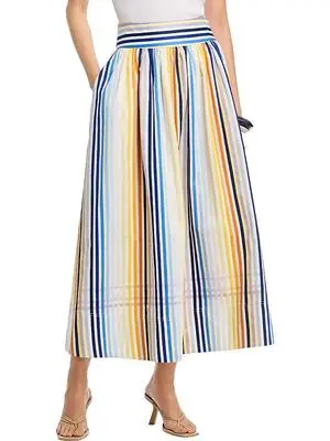 TOCCIN Gwyneth Midi Skirt - Sunset