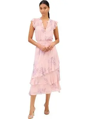 ALLISON NEW YORK Alice Tiered Skirt - Floral