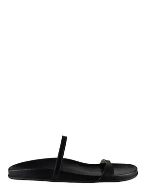 THE ROW Open Toe Strap Sandals - Black