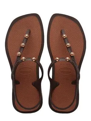 Havaianas Flash Fusion Sandal - Coffee/rust