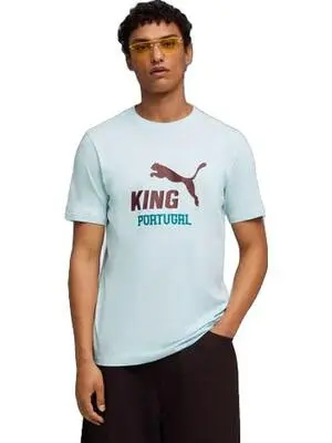 PUMA Portugal National Team King Logo T-shirt - Mint