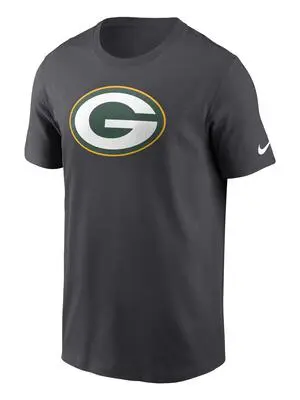 Nike Green Bay Packers Logo Essential Nfl T-shirt - Grey