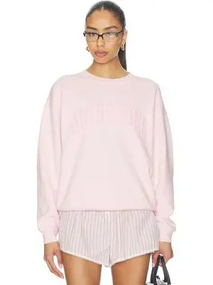 ANINE BING Spencer Sweatshirt - Powder Pink