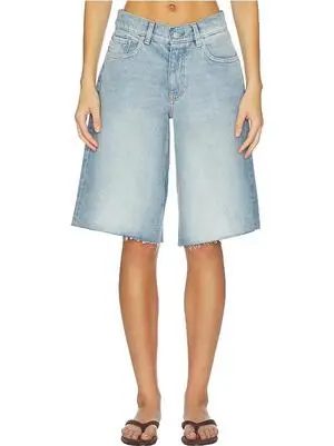 DL1961 Abby Low Rise Relaxed Denim Short - Bayside
