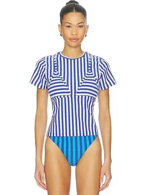 SIMONMILLER Bwai Striped Tee - Blue