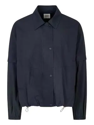 STUDIO TOMBOY Drawstring-hem Jacket - Blue