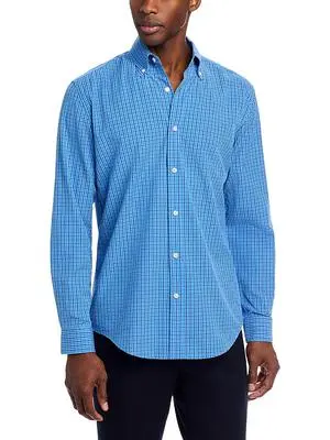 Bloomingdale'S Seersucker Plaid Button Down Shirt Exclusive - Blue