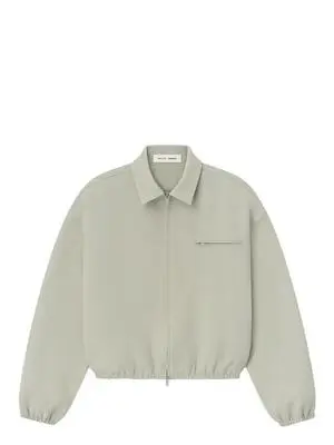 Fear Of God Bonded Canvas Zip-up Jacket - Grey