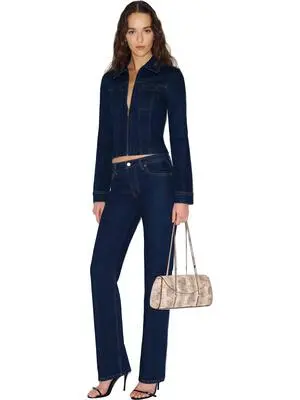 REFORMATION Cosmo Super Stretch Denim Jacket - Blue