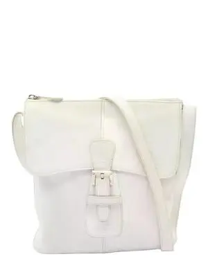 Loewe 2000s Leather Shoulder Bag - Neutrals