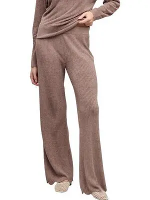Barefoot Dreams Cozychic® Ultra Lite® Scallop Hem Lounge Pants - Sable