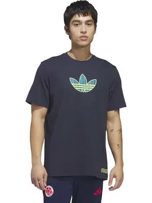 Adidas Colombia National Team 2026 Away Jersey Hook T-shirt - Navy