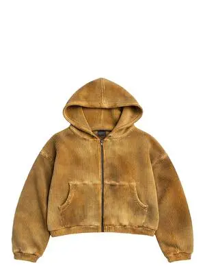 GV GALLERY Waffle Thermal Zip Up