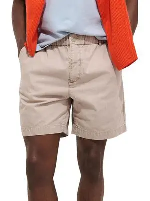 ALEX MILL Pull-on Cotton Shorts - Faded Grey