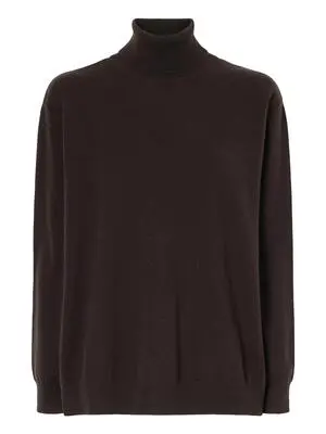 Brunello Cucinelli Cashmere Turtleneck Sweater - Brown
