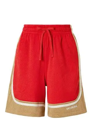 Aimé Leon Dore Checkered Knit Short - Cream | Editorialist