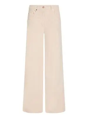 Brunello Cucinelli Cotton-blend Corduroy Wide-leg Pants - Beige