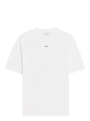 Off-White Printed Cottonjersey Tshirt - White