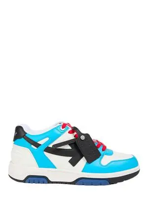 Off-White Out Of Office Leather Sneakers - Azure